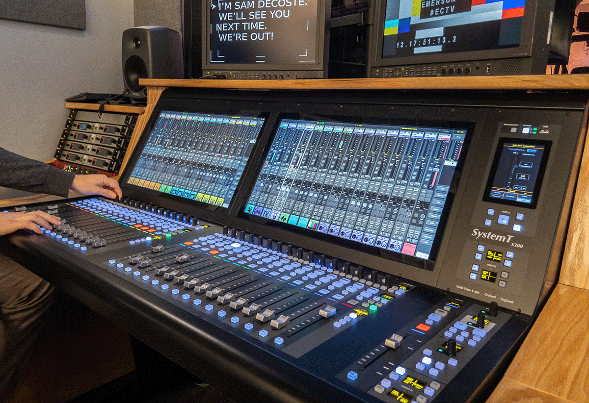 Emerson College Upgrades its Broadcast Audio Capabilities, Outfitting Four Control Rooms with ...